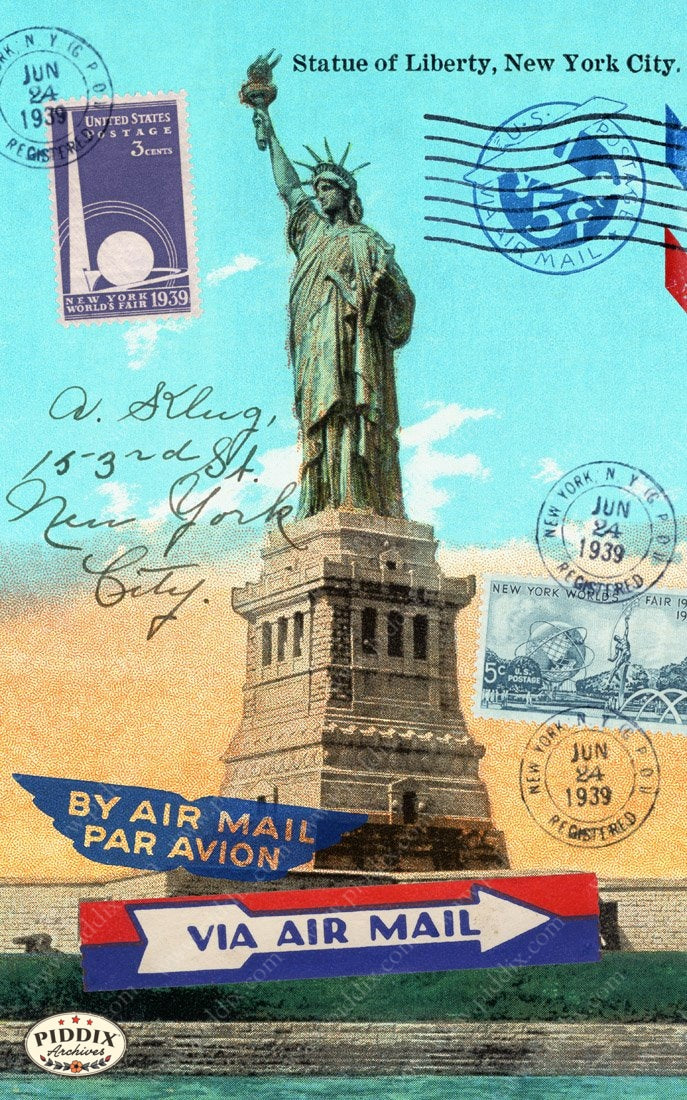 Vintage International Travel Postcards