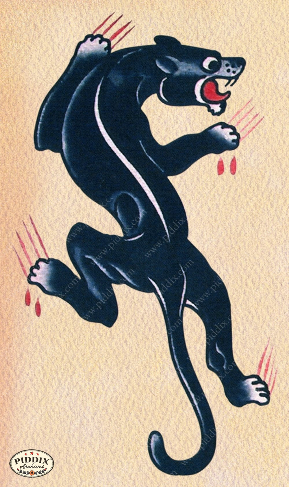 Sailor Jerry Panther Tattoo